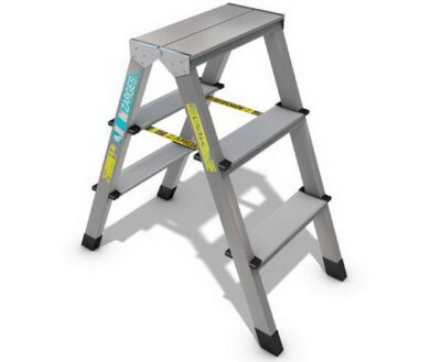 Three Step Ladder 3D Model Architectural Tools