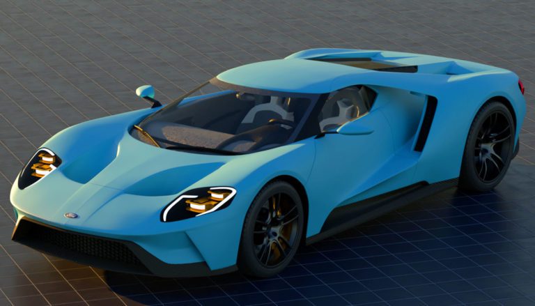 2018 Ford GT 3D Model Vehicles