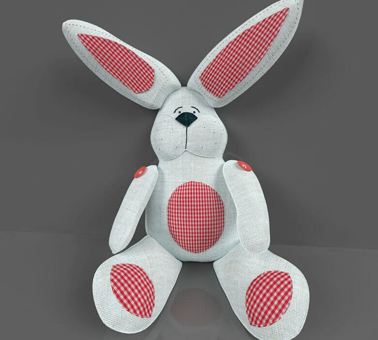 Bunny Toy 3D Model Toys
