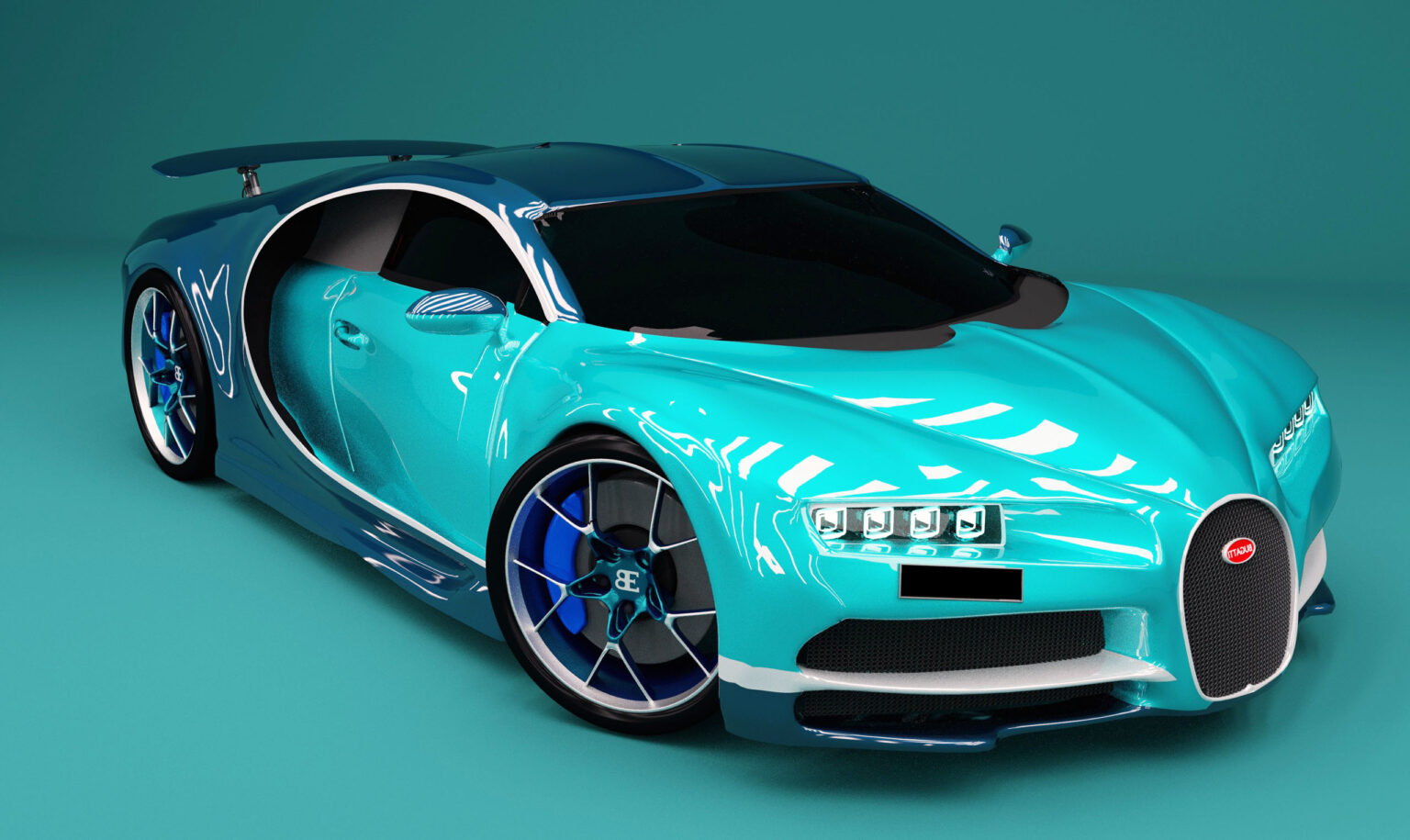 Bugatti Chiron Free 3D Model Vehicles