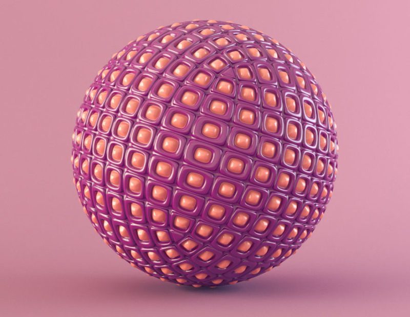 Abstract Ball 3D Model Other Objects