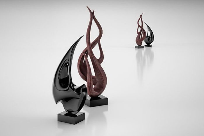 Abstract Sculpture 3D Model Sculptures