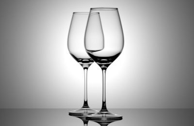 Animated Wine Glass 3D Model Dishes