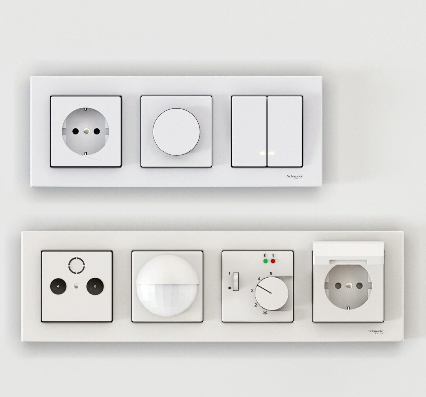 Austere Design Switch Collection 3D Model Building Tools