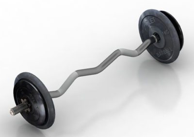Barbell 3D Model Sport