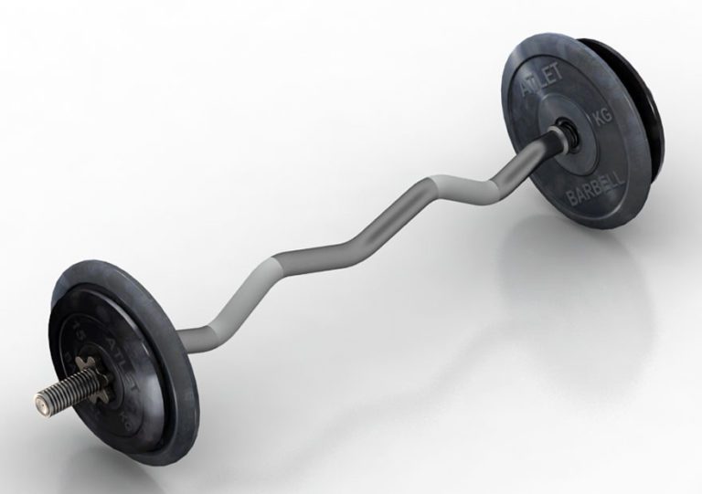 Barbell 3D Model Sport