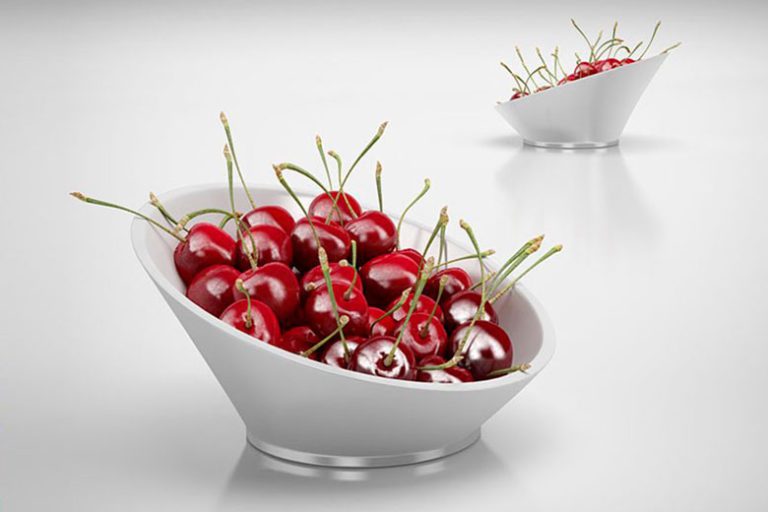 Bowl of Cherries 3D Model Greengrocery