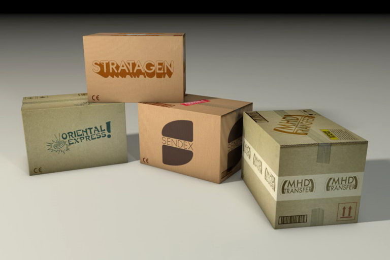 Cardboard boxes 3D Model Other Objects