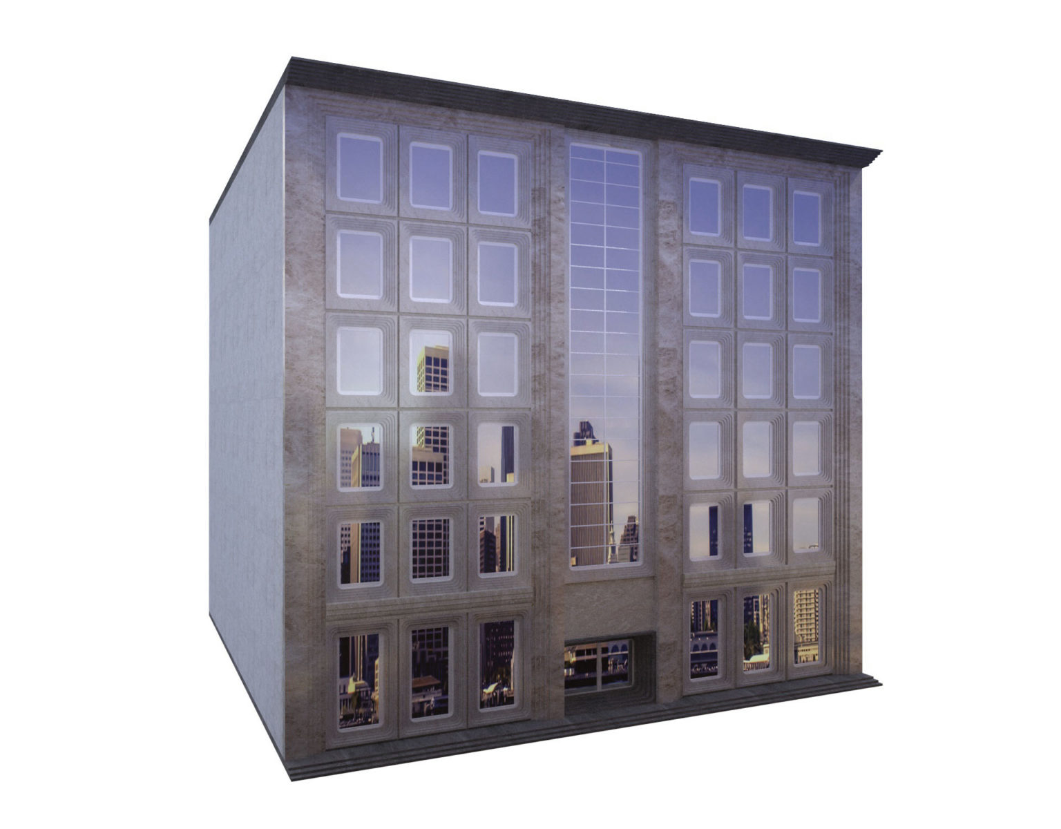 Classic Building Design Free 3D Model 3D Studio (3ds)