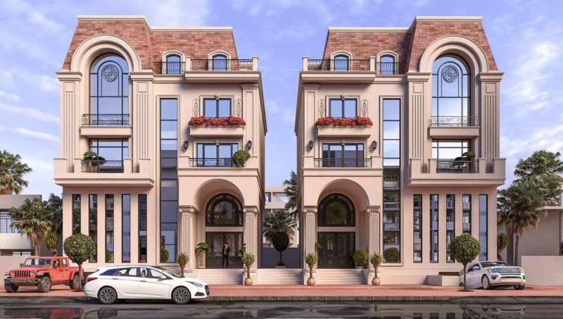 Classic House Exterior Free 3D Model Exterior Scenes