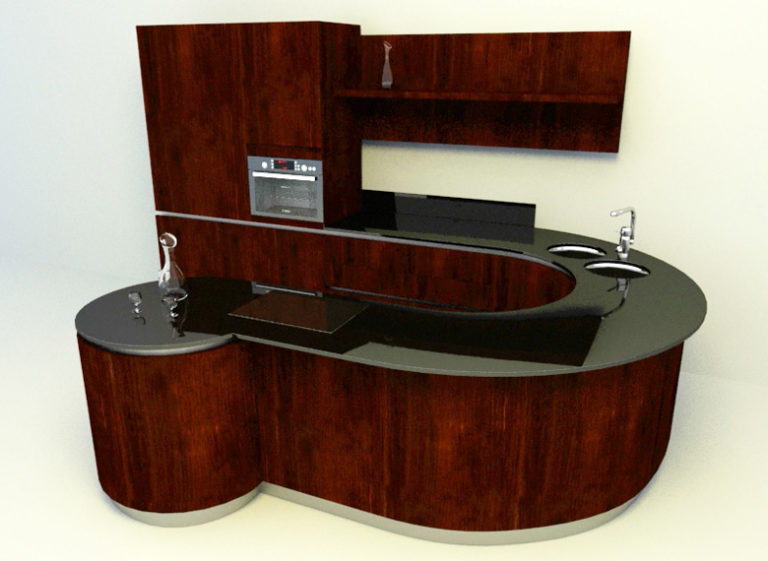 Kitchen Design Free 3D Models Download for Cinema 4D
