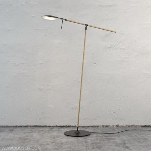 Domestic Design Floor Light 3D Model - Free C4D Models
