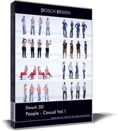 Dosch Design 3D People Sample Characters