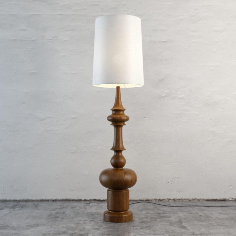 Figured Leg Floor Lamp 3D Model Floor Lamps