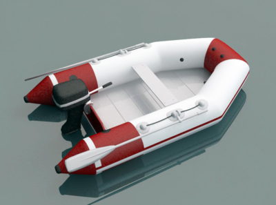 Floating Boat 3D Model Vehicles