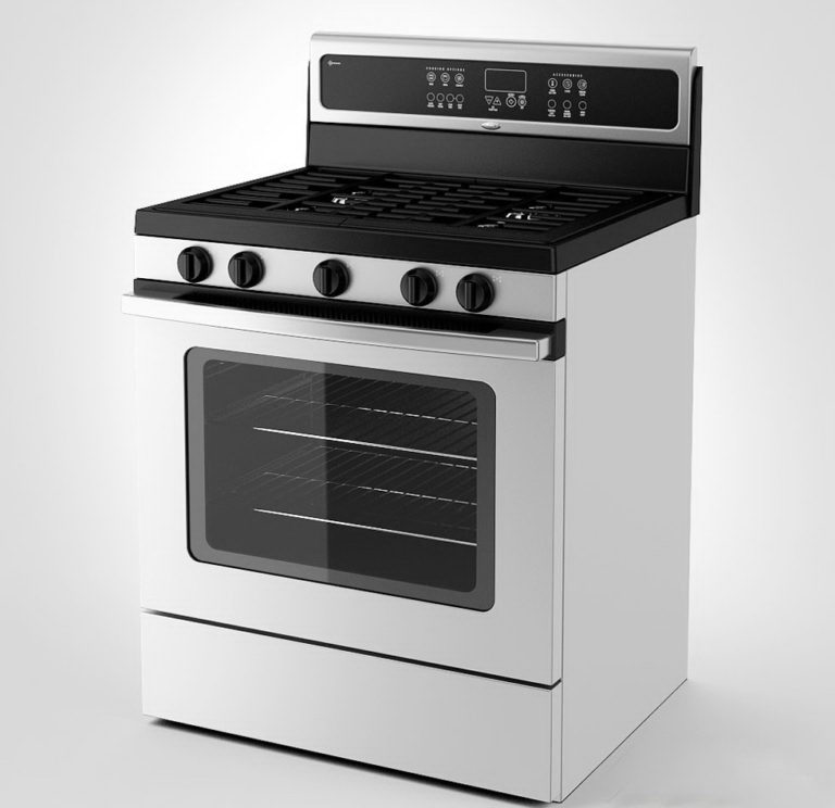 Free 3D Gas Cooker Model Kitchen Appliances