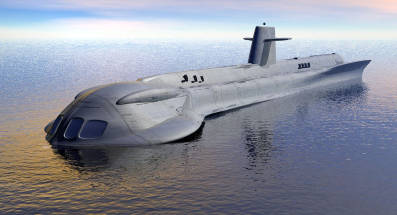 Free 3D Sci-fi Submarine Model Sci-Fi 3D Models