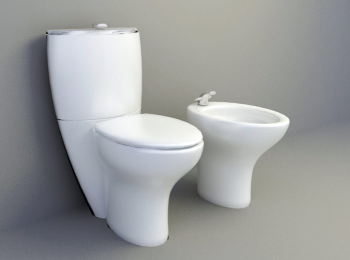 Free 3D Toilet Models Bathroom