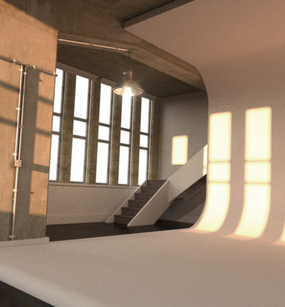 Studio Lighting Scene 3D Model Interior Scenes