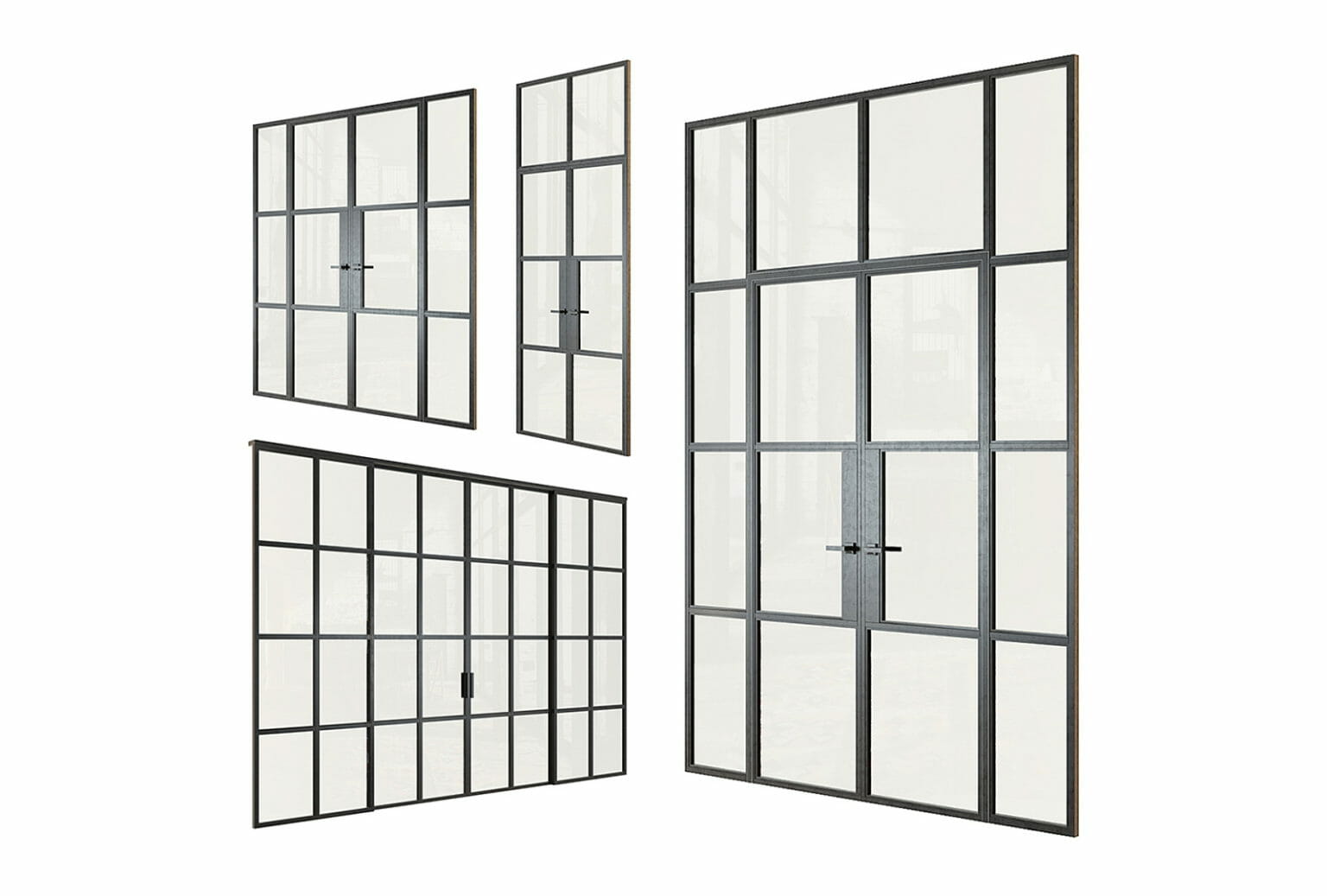 French Windows Set Free 3D Model Building Tools