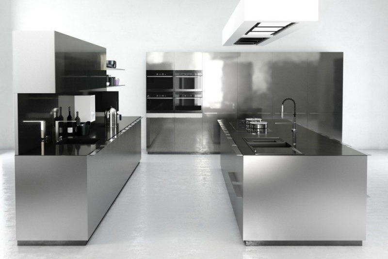 Hi-Tech Kitchen Design 3D Model Kitchen Design