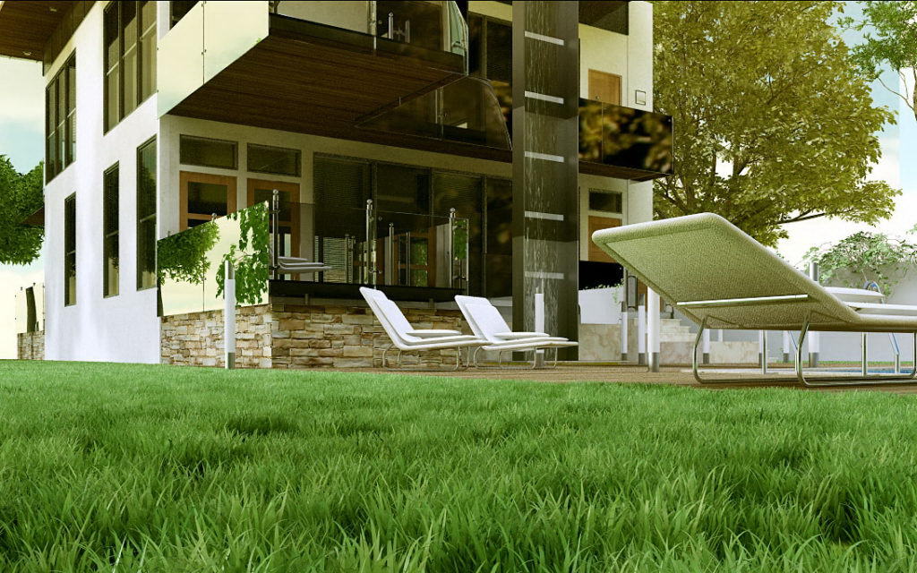 Free House Exterior Scene Vray Exterior Scenes