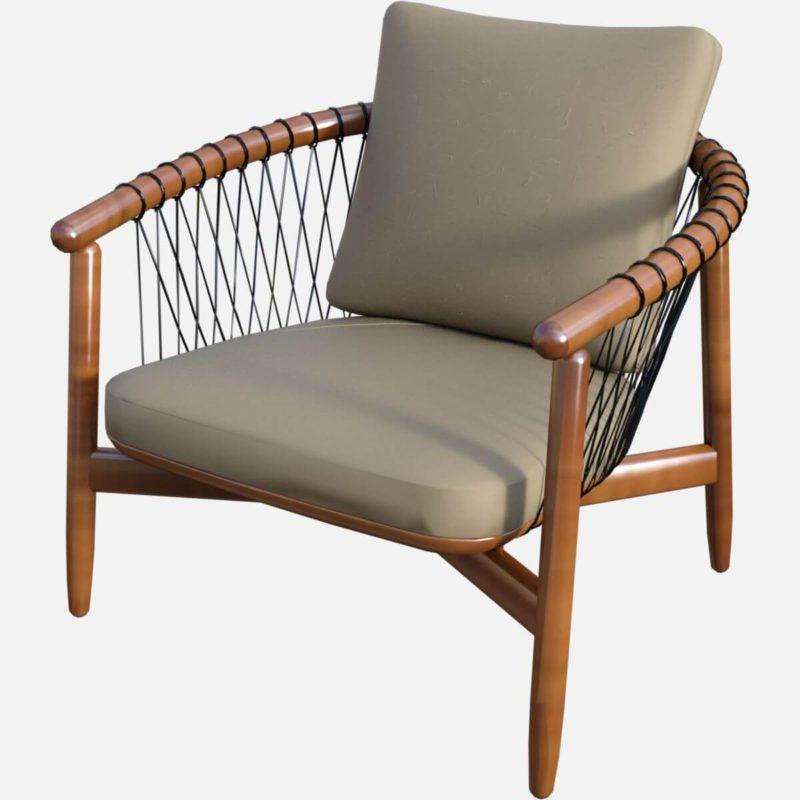 Lounge Chair 3D Model OBJ Models