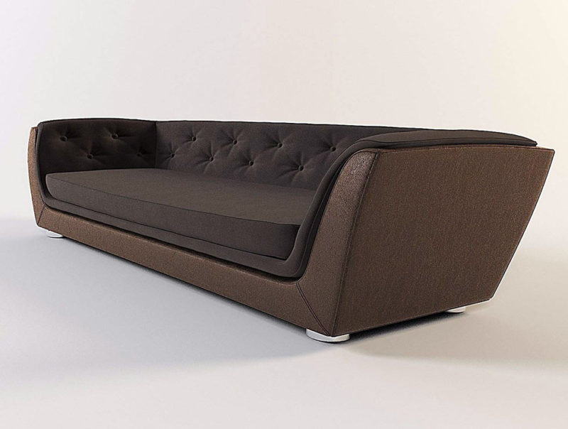 Realistic Sofa 3D Model Sofa