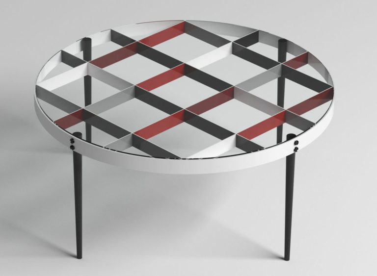 Metal Decorative Coffee Table 3D Model OBJ Models