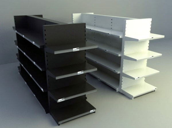 Metal Showcase 3D Model Equipment