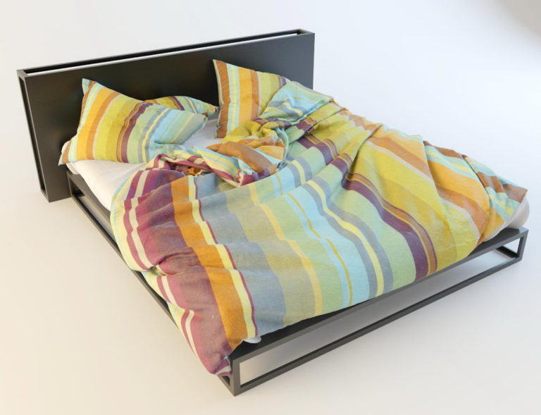 Free 3D Bed Models Download for Cinema 4D, fbx, obj,dae