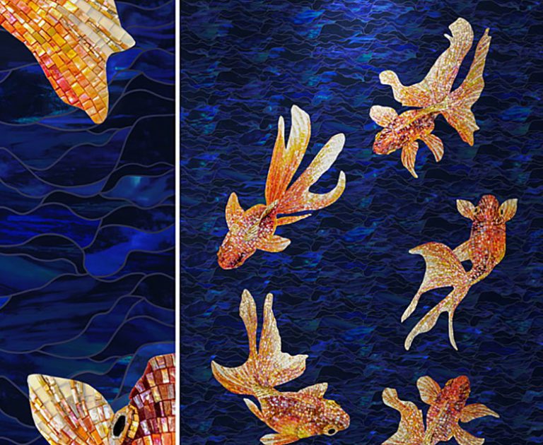 Mosaic Aquarium Fish 3D Textures Free Textures