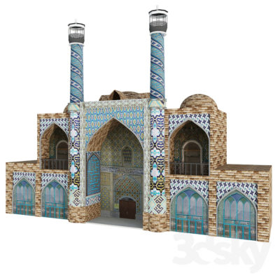 Mosque Design Free 3D Model Buildings