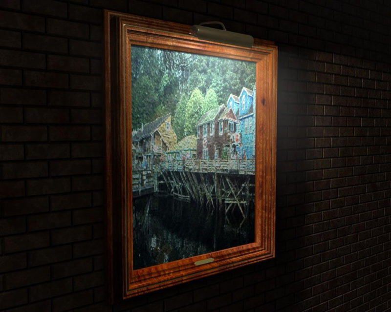 Picture Frame On The Wall 3D Model Paintings