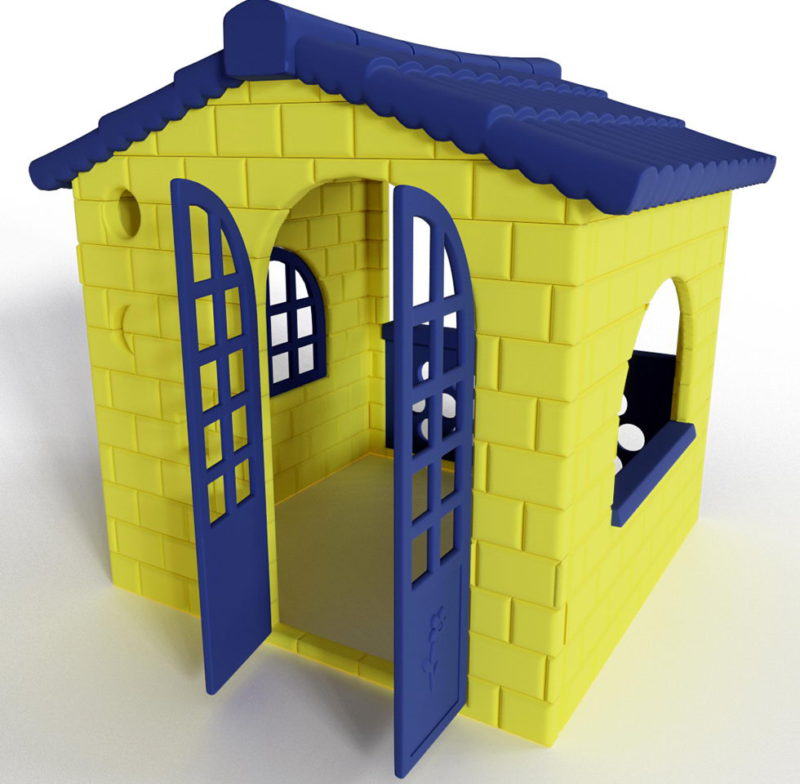 Plastic Toy House 3D Model Toys