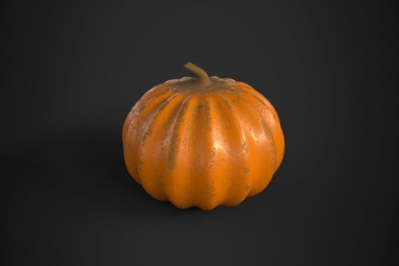 Realistic Pumpkin 3D Model Greengrocery