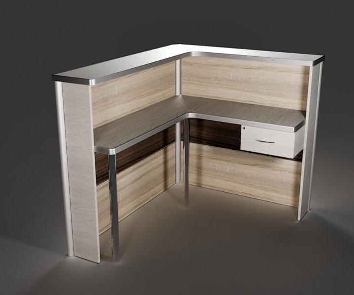 Free 3D Reception Table Model Other Furniture