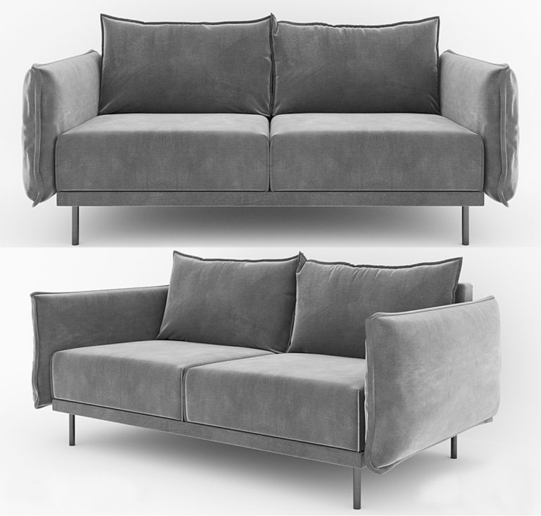 Reform Decorative Sofa 3D Model Sofa