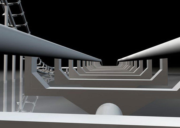 Roller Coaster Track 3D Model Vehicles