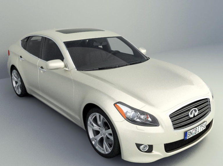 Sedan Infinity Car 3D Model Vehicles