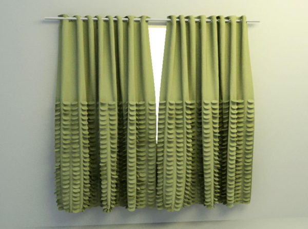 Simple Curtain 3D Model Curtains