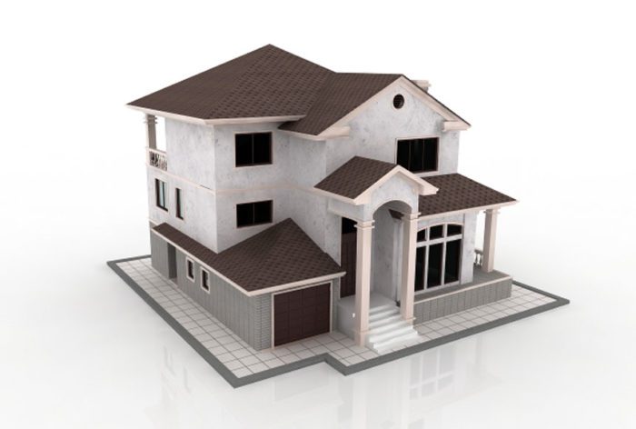 Simple Village Building 3D Model Buildings