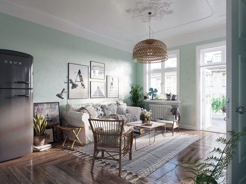 Small House Full Interior Scene Interior Scenes