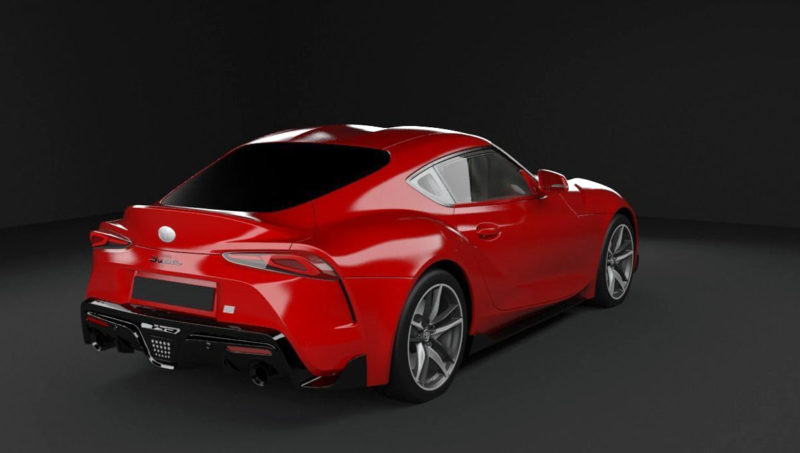 Toyota Supra 2020 3D Model Vehicles