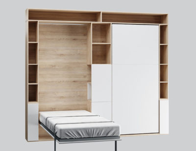 Transformer Wardrobe Bed 3D Model Bed