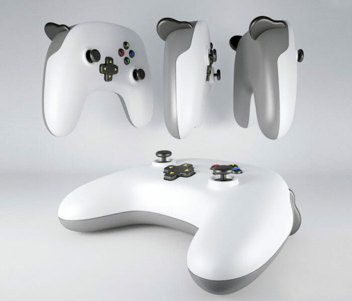 White Game Controller 3D Model Other Electronic 3d Models