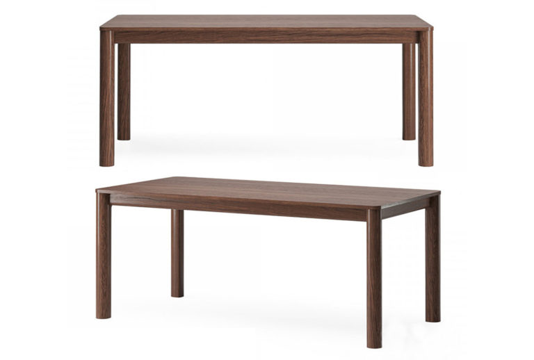 Wood Dinning Table Free 3D Model Table
