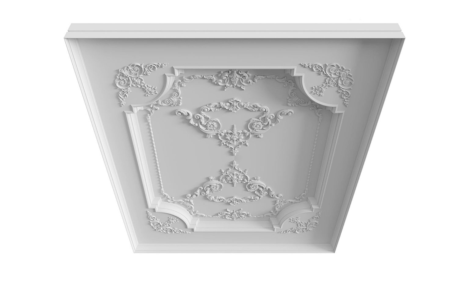 interior Ceiling Decoration 3D Model Architectural Tools